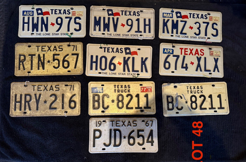 Lots of 10 License Plates – Mixed States & Styles- Vintage | eBay