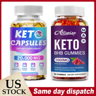 Keto Diet Pills Best Weight Loss Fat Burner Carb Blocker Diet Gummies ...