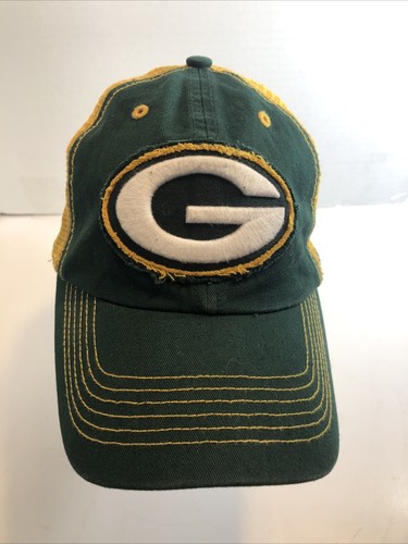 Green Bay Packers Hat Cap One Size Stretch 47 Brand Casual Net Back NFL ...