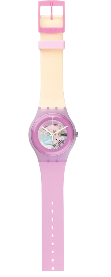 New Limited Edition SWATCH Swiss SUOP101 - Sweet Me - New PInk White | eBay