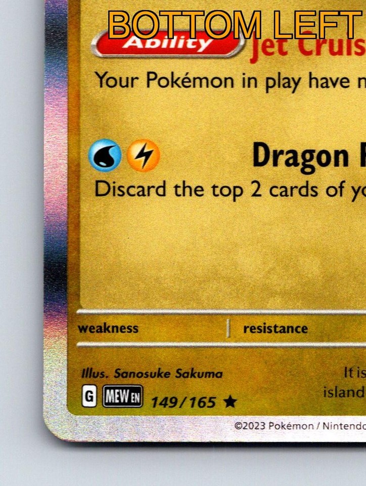 Stage 2 Dragonite HP 180 Jet Cruise Ability Dragon Pulse Gold Colorful ...