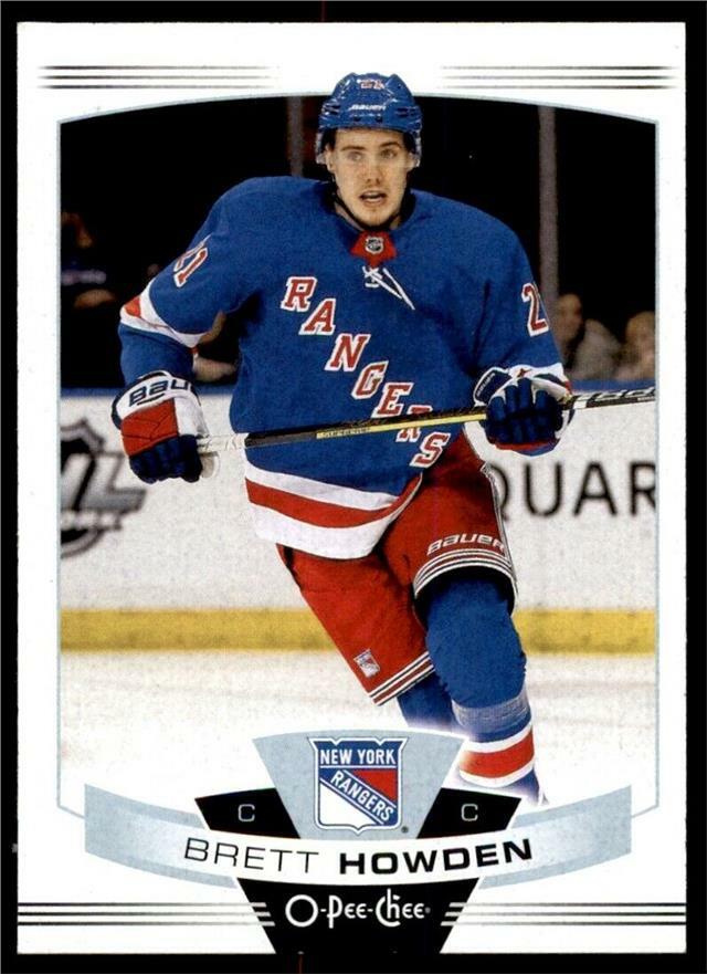 2019-20 UD OPC O-Pee-Chee Base #395 Brett Howden - New York Rangers | eBay