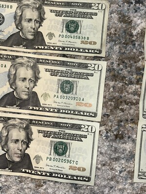 Low Serial Number Bills Fancy Serial Number Qty 3 002-004 Or 007-009 | eBay