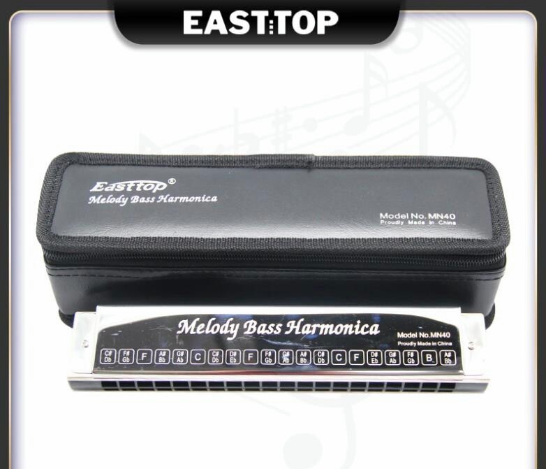 EASTTOP Melody Bass Harmonica Pocket Melody Bass Harmonica MN40 Harmonicas New | eBay