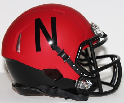 2014 Nebraska Cornhuskers Custom Riddell Mini Helmet vs Illinois | eBay