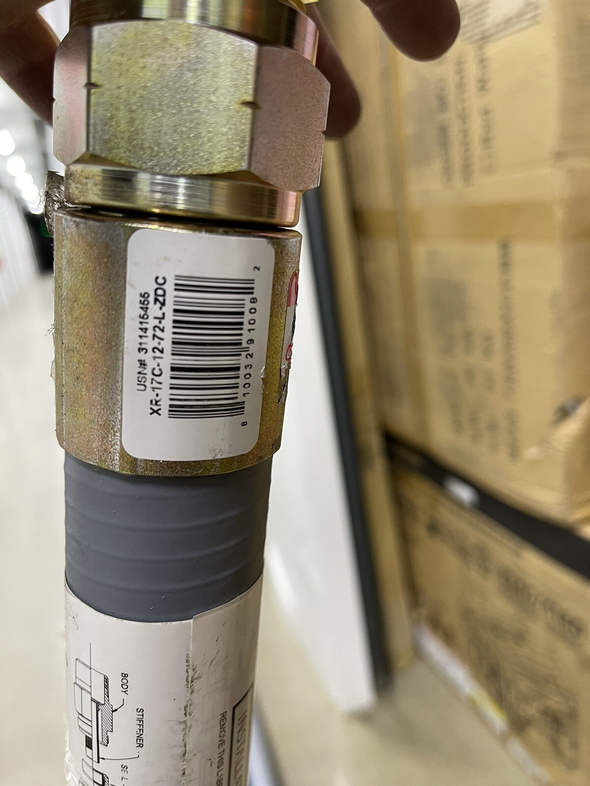 3/4 in. MPT x 3/4 in. IPS, SDR 11 in. x 72 in. OAL Riser Service Head ...