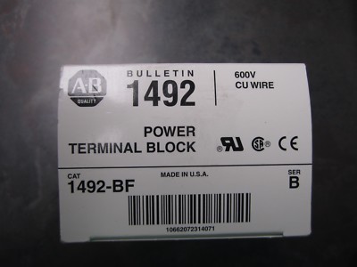 NEW ALLEN-BRADLEY POWER TERMINAL BLOCK 1492-BF | eBay