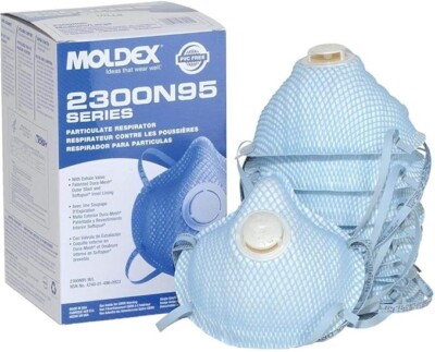 Moldex 2300 M/L Particular Respirator With Valve Case 100 EA (10X10) | eBay
