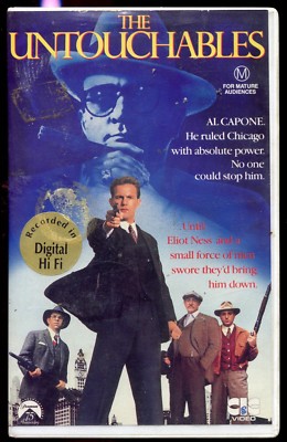 The Untouchables VHS 1980's Action CIC Home Video PAL | eBay Australia