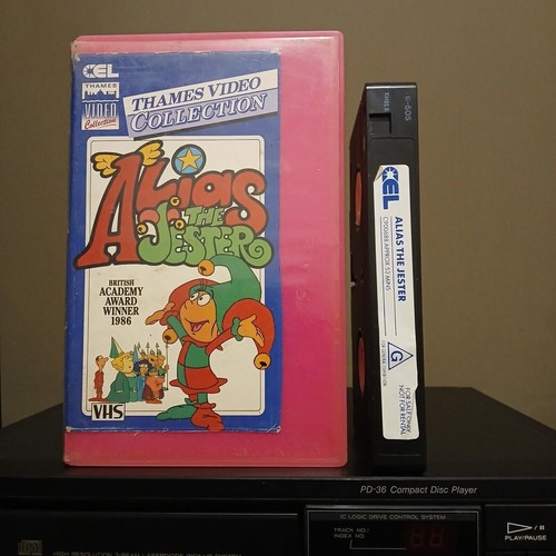 1986 Alias The Jester- Vhs Rare Cosgrove Hall Animation- Cel - Cut Slip ...