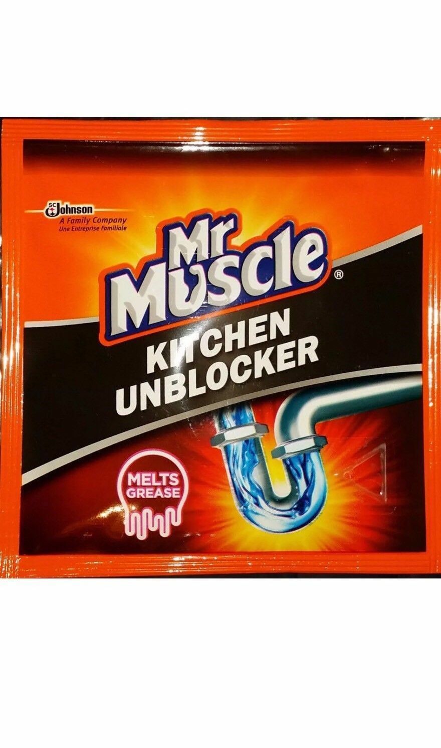 Mr Muscle Kitchen Bathroom Drain Unblocker Gel Active Foamer Odour ...