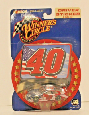 NASCAR WINNER'S CIRCLE DRIVER STICKER SERIES #40 CAR 1:64 Driver Series ...