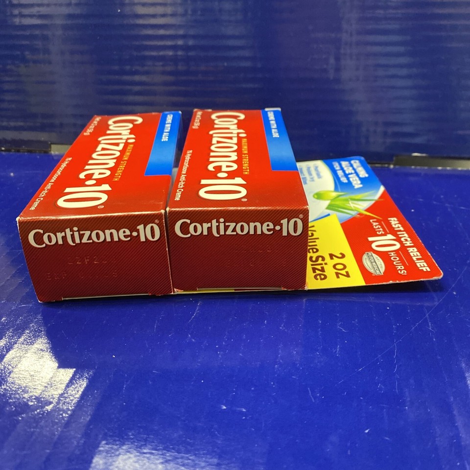 2X CORTIZONE-10 Cream 2 Oz hydrocortisone TOPICAL CREAM (G) 1 % | eBay