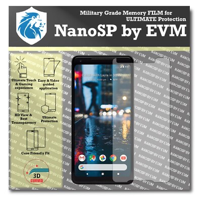 Screen Protector For Google Pixel 2XL TPU Hydrogel FILM - 100% Clear ...