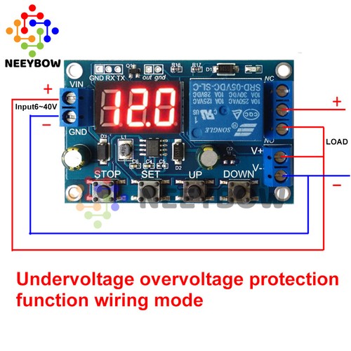 Battery Charger Discharger Board Under Over Voltage Protection LED ...