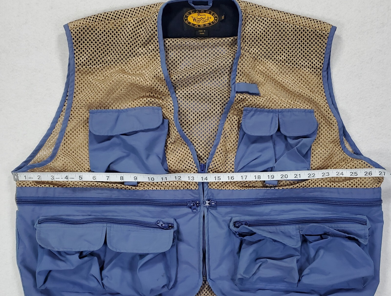 Woolrich Classics Men's Size XXL 2XL "Bright Blue" Fishing Vest Hunting ...