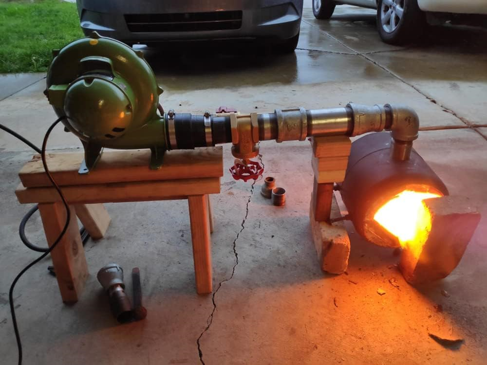 110V 250W Electric Blacksmith Forge Blower 125CFM Coal Forge Fan Tools | eBay