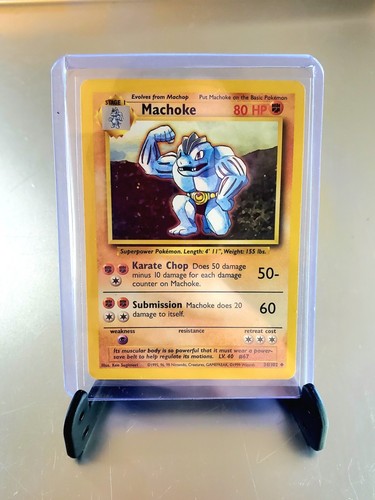 MACHOKE - Base Set - 34/102 - Uncommon - Pokemon Card - Unlimited ...