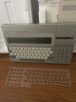 Texas Instruments Compact Computer TI CC40 Works Tested - Original ...