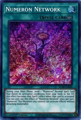 Numeron Network - BLAR-EN026 - Secret Rare - 1st Edition NM Yugioh ...