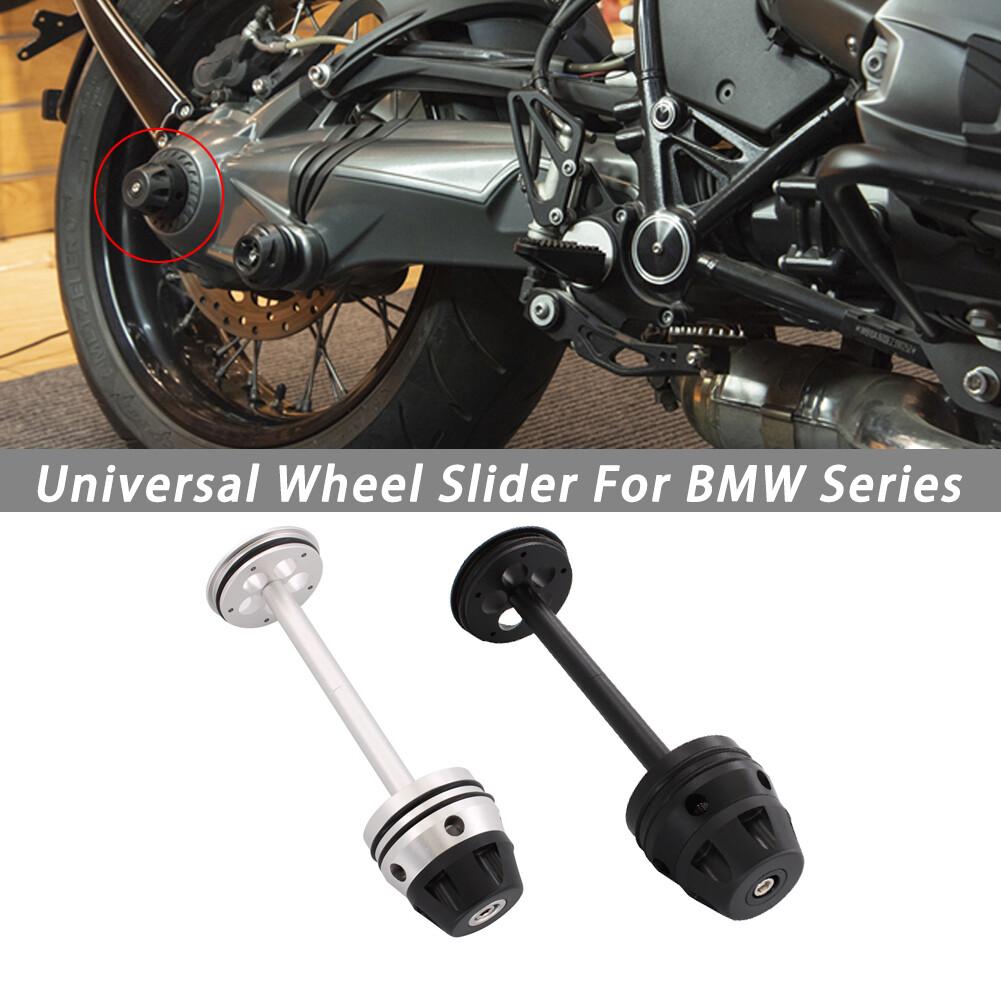 For BMW Rear Wheel Axle Fork Protector Crash Slider R1200RT R1200RS ADV ...