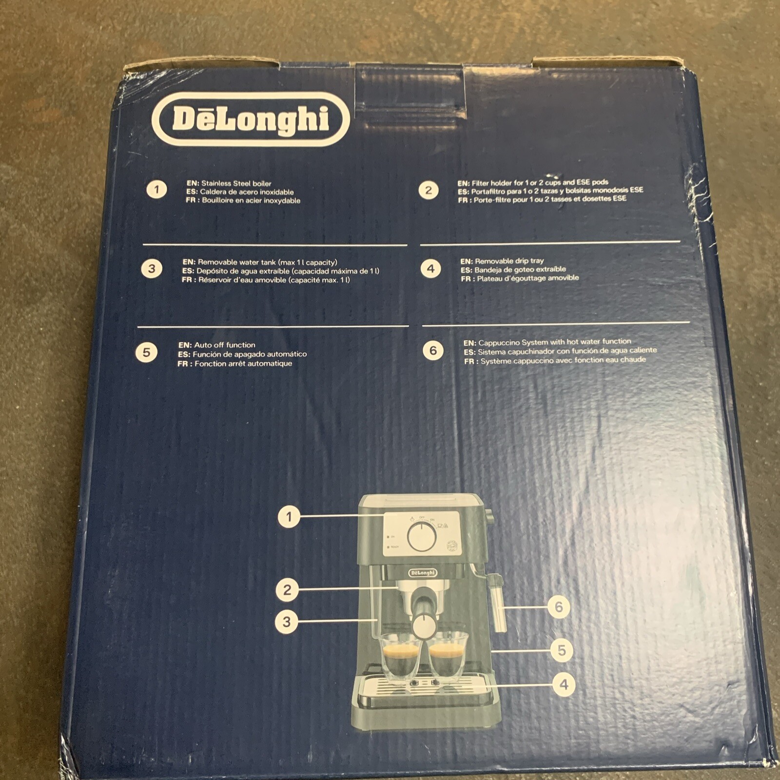 De'Longhi EC260BK Stainless Steel Espresso Machine - Black for sale ...