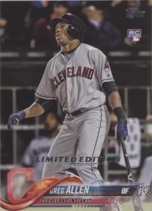 2018 Topps - Greg Allen #99 Limited Edition /1000 (RC) for sale online ...