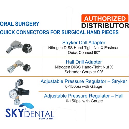Belmed ORAL SURGERY QUICK CONNECTORS for SURGICAL HANDPIECES 4550 4551 ...