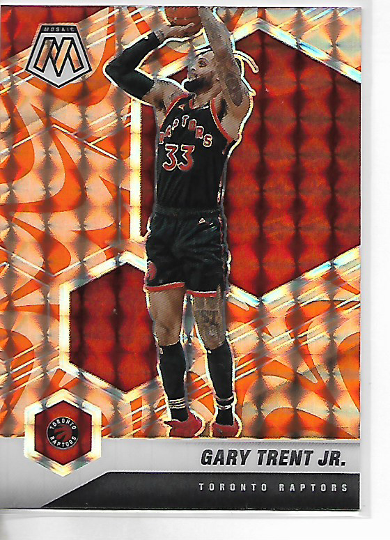 2020-21 Panini Mosaic Gary Trent Jr. Orange Reactive Prizm Card | eBay