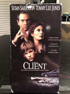 The Client (VHS, 1994) Tommy Lee Jones Susan Sarandon John Grisham ...