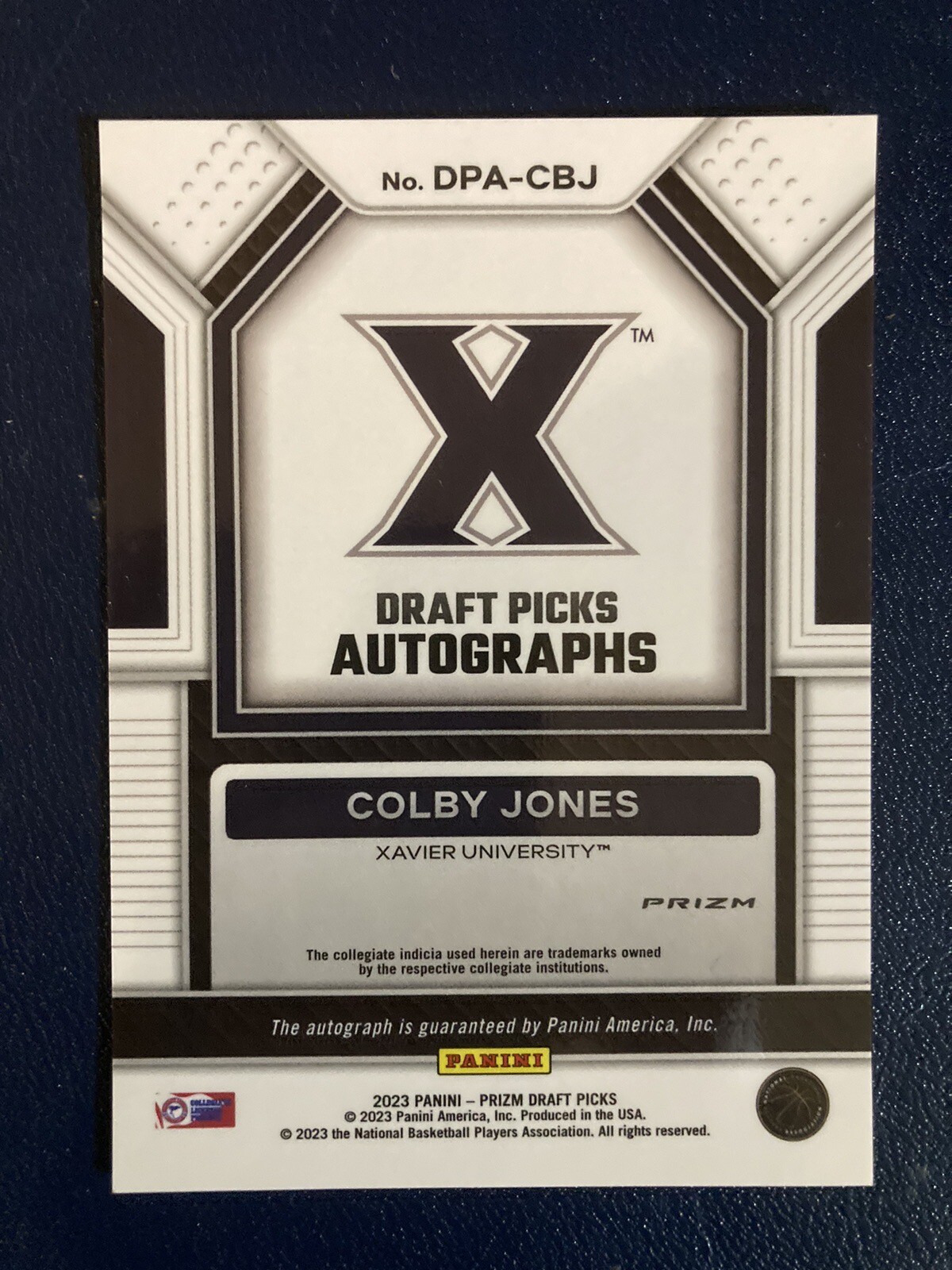 2023 -24 Panini Prizm Draft Colby Jones Rookie Green Prizm Auto #DPA ...