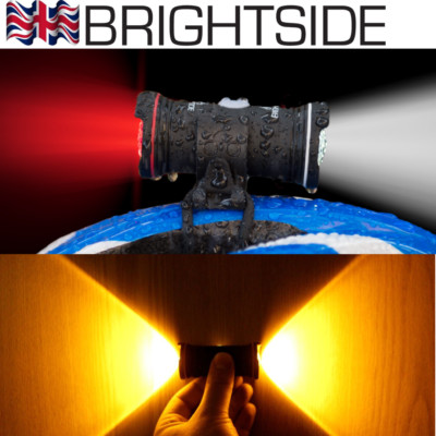 BRIGHTSIDE Bike Helmet Light Front/Rear & Bike Side Light Combo ...