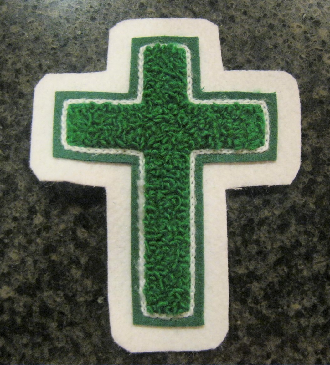 Green Cross Patches For Jackets