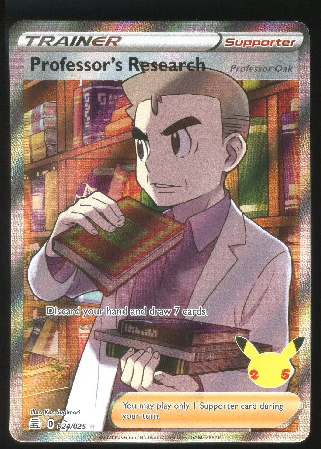 Professor's Research 024/025 Full Art - Pokemon Celebrations 25th ...
