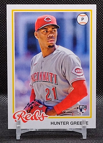 HUNTER GREENE. Rookie, RC. 2022 Topps Archives Baseball. #153 ...