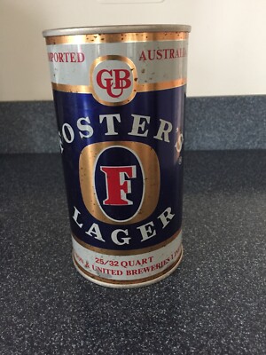 Fosters Lager Export 25/32 Quart steel can Collectable beer cans ...