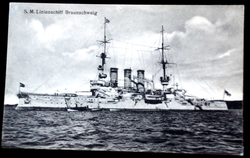 60362 Ak Nave S. M. Nave di Linea Braunschweig Del 1910 Nave Su Alta ...