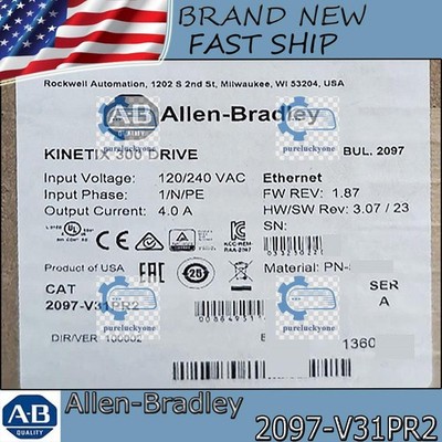 2097-V31PR2 Brand New Sealed NEW PLC Kinetix 300 Servo Drive Free Ship ...