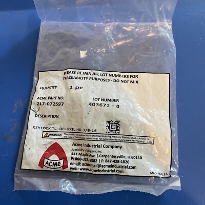 ACME INDUSTRIAL 217-072597 INSTALL TOOL Keylocking Threaded Inserts ...