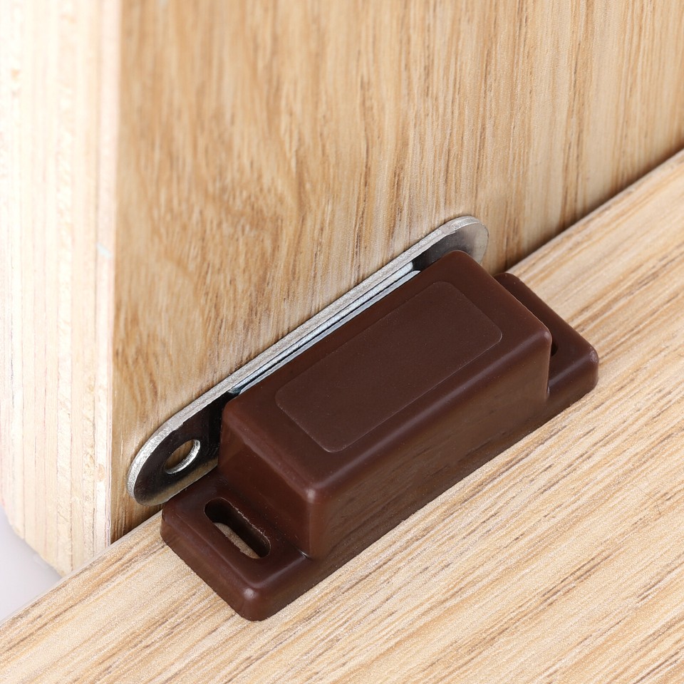 Magnetic Cabinet Door Latch Closures Kitchen Cabinet Cupboard Catch US ...