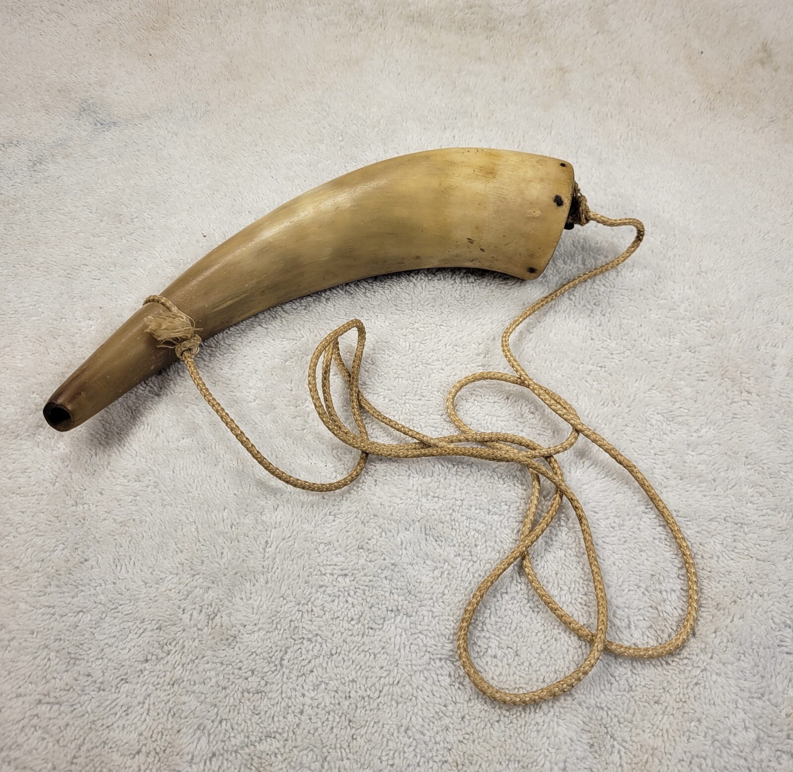 Vintage Powder Horn Musket Muzzle Load Hunting Gun Rifle | eBay