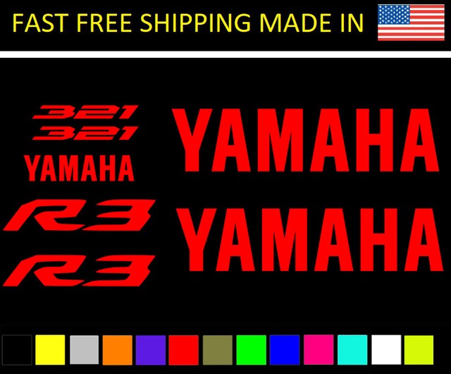 Yamaha R3 321 Stickers YZF 320 Decal Vinyl Kit graphics r 3 | eBay