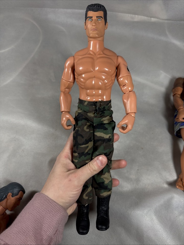 Huge Lot of 8 Vintage GI Joe 12 inch Action Figures, 1996 Hasbro, Army ...