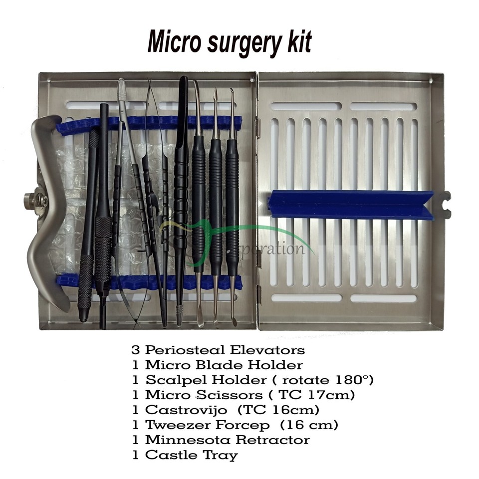 Micro Oral Periodontal Surgery Kit Instruments Dental Oral Surgery Kit ...