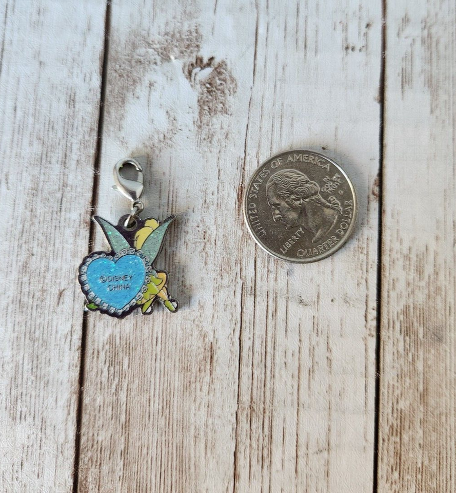 Disney Tinkerbell Tink "September" Birth Month Necklace Charm Clip On ...