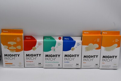 Lot of 2 Mighty Patch Invisible + Hydrocolloid Acne Pimple Patches for ...