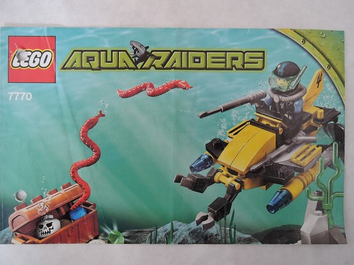 LEGO Building Instructions / Instruction Aqua Raiders 7770 Perforated ...