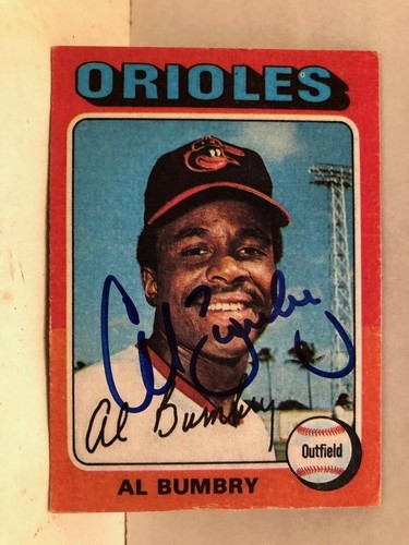 Al Bumbry Autographed Card Baltimore Orioles | eBay