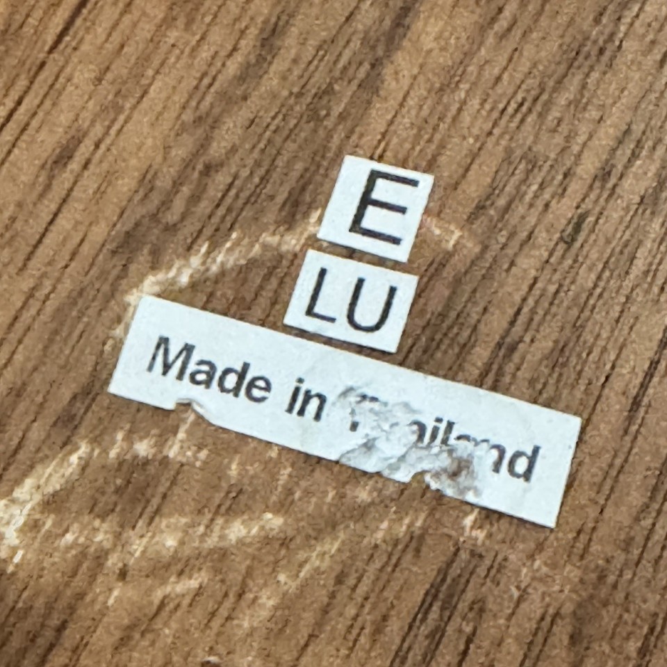 Vintage Solid Hard Wood 3 Legged Round Side Table Plant Stand Tripod ...