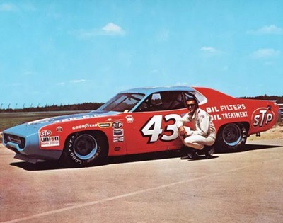 1973 Legend Driver RICHARD PETTY 8x10 Photo STP Print Poster Plymouth ...